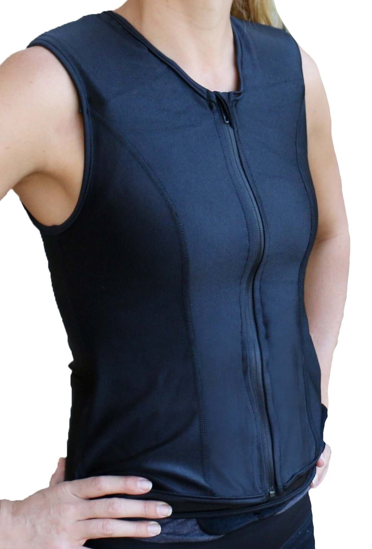 WEIGHT VEST - POWER BLACK (4 lbs of Weight Thins ™ included ...